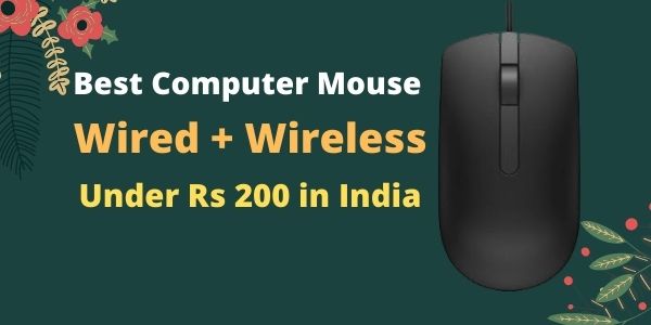 5 Best Mouse Under 200 In India 2022 (Wireless & Wired)